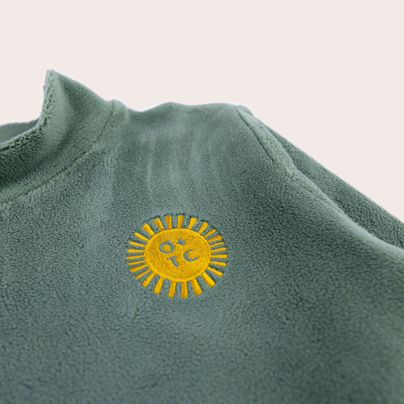 Olive & The Captain Fleece Skivvy - Green Sun – Shorties Childrens Store