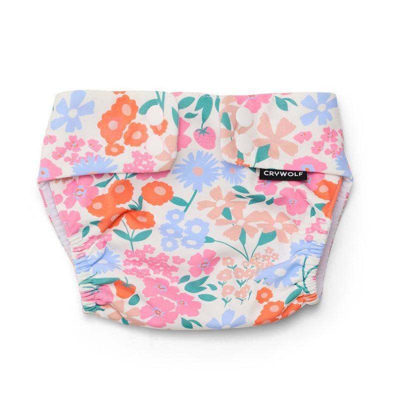 Crywolf Swim Nappy - Berry Garden – Shorties Childrens Store