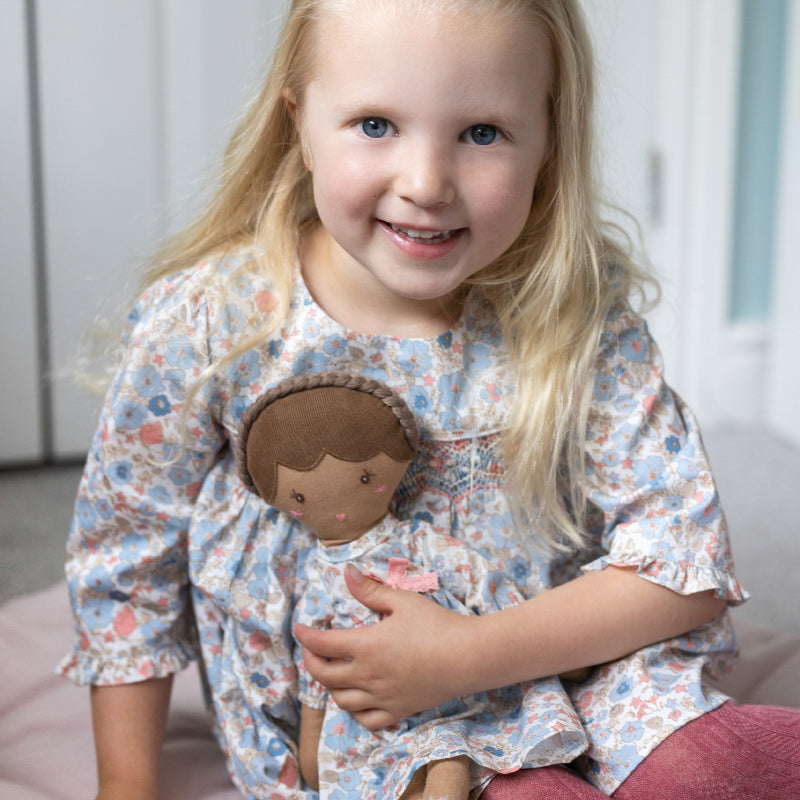 Albetta Hand Smocked Dress - Ella – Shorties Childrens Store