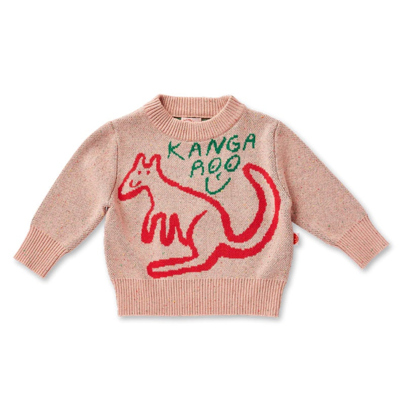 Halcyon Nights Cotton Knit Jumper - Rusty Roo – Shorties Childrens Store