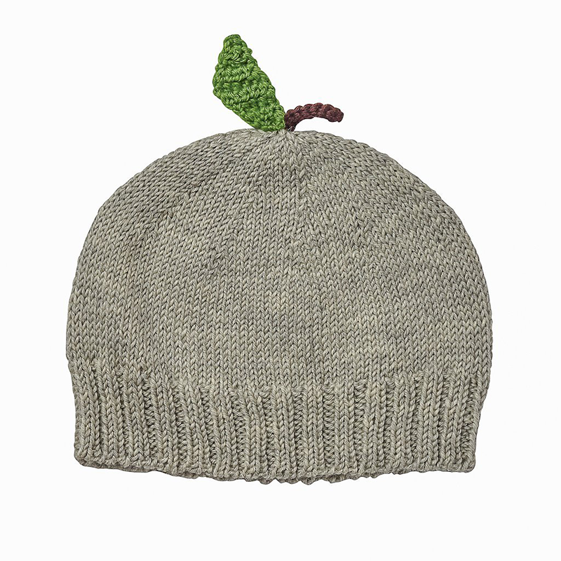 Acorn Apple Beanie - Grey – Shorties Childrens Store